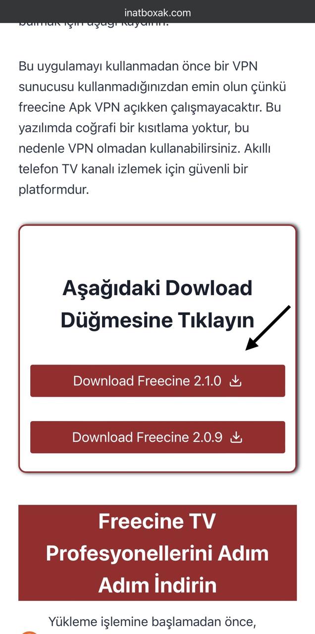 Freecine Apk Nasıl İndirilir?
